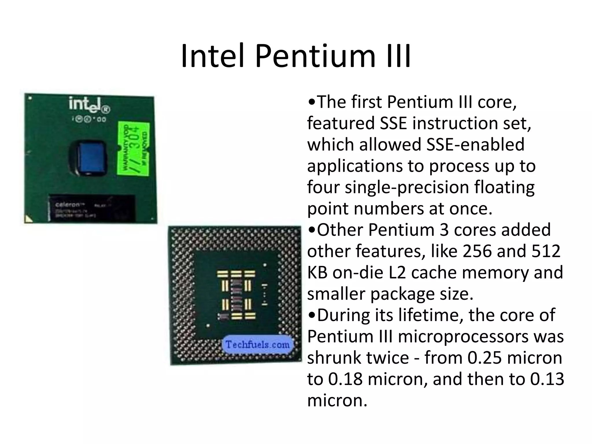 Evolution of microprocessors | PPTX