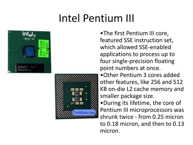 Evolution of microprocessors | PPT