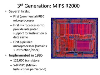 Evolution of microprocessors | PPTX