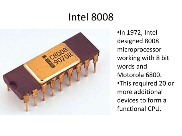 Evolution of microprocessors | PPTX