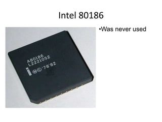 Evolution of microprocessors | PPTX