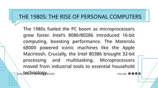 The Evolution of Microprocessors - Guide | PPTX