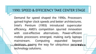 The Evolution of Microprocessors - Guide | PPTX