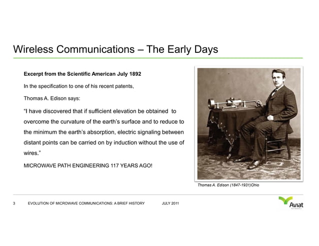 The Evolution of Microwave Communications | PDF | Physics | Science