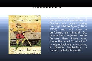 Evolution Of Minstrels | PPT