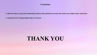 Evolution of mirrors | PPT