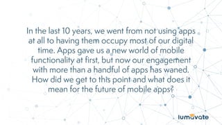The Evolution of Mobile Apps | PDF