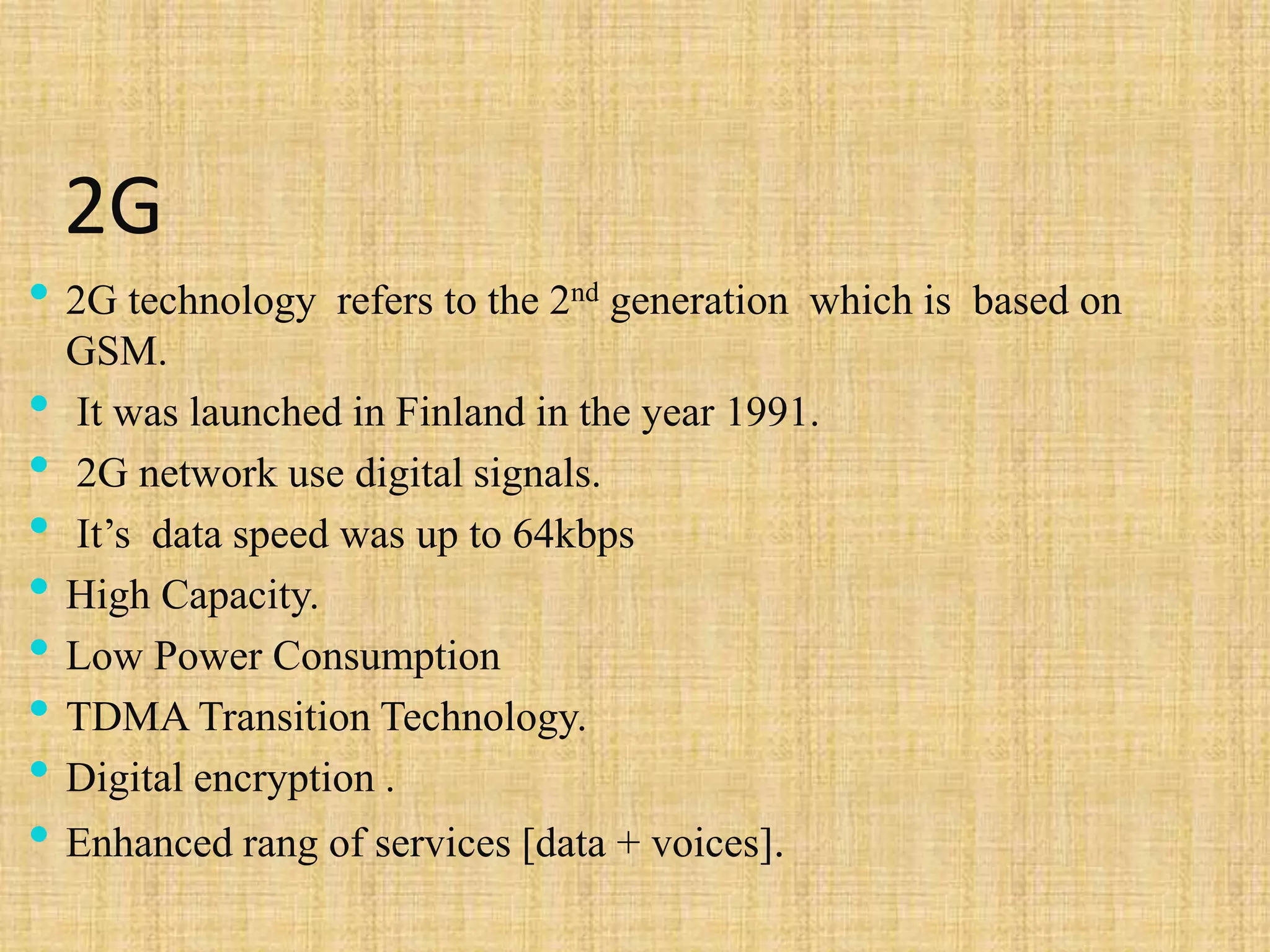 Evolution of mobile communication | PPTX