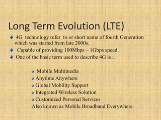 Evolution of mobile communication | PPTX