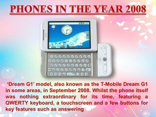 Evolution of mobile phones | PPTX
