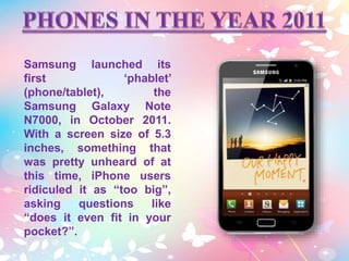 Evolution of mobile phones | PPTX