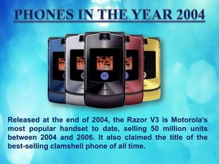 Evolution of mobile phones | PPTX