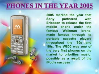 Evolution of mobile phones | PPTX