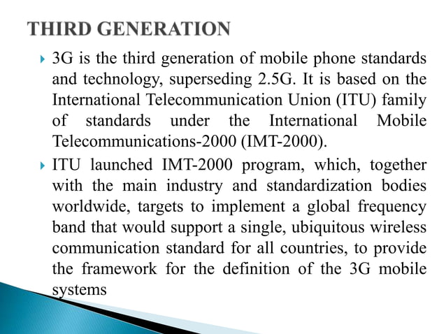 Evolution of mobile radio communication | PPTX