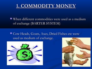 evolution of money is development stage of history of money and cash in ...