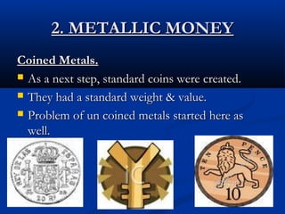 evolution of money is development stage of history of money and cash in ...