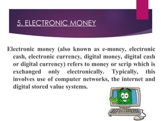 Evolution of Money from stage 1 to end MBF.ppt
