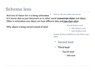 Evolution of mongodb | PPT