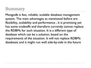 Evolution of mongodb | PPT