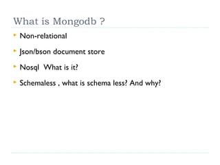 Evolution of mongodb | PPT