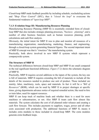 Evolution of mrp type systems | PDF