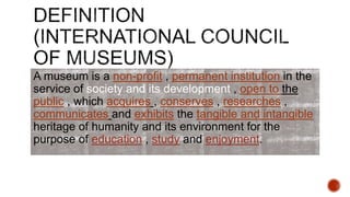 Evolution of museums | PPTX