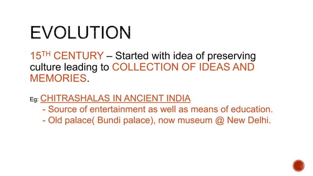 Evolution of museums | PPTX | Museums & Galleries | Attractions