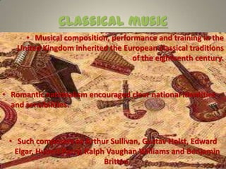 Evolution of music in the UK | PPTX