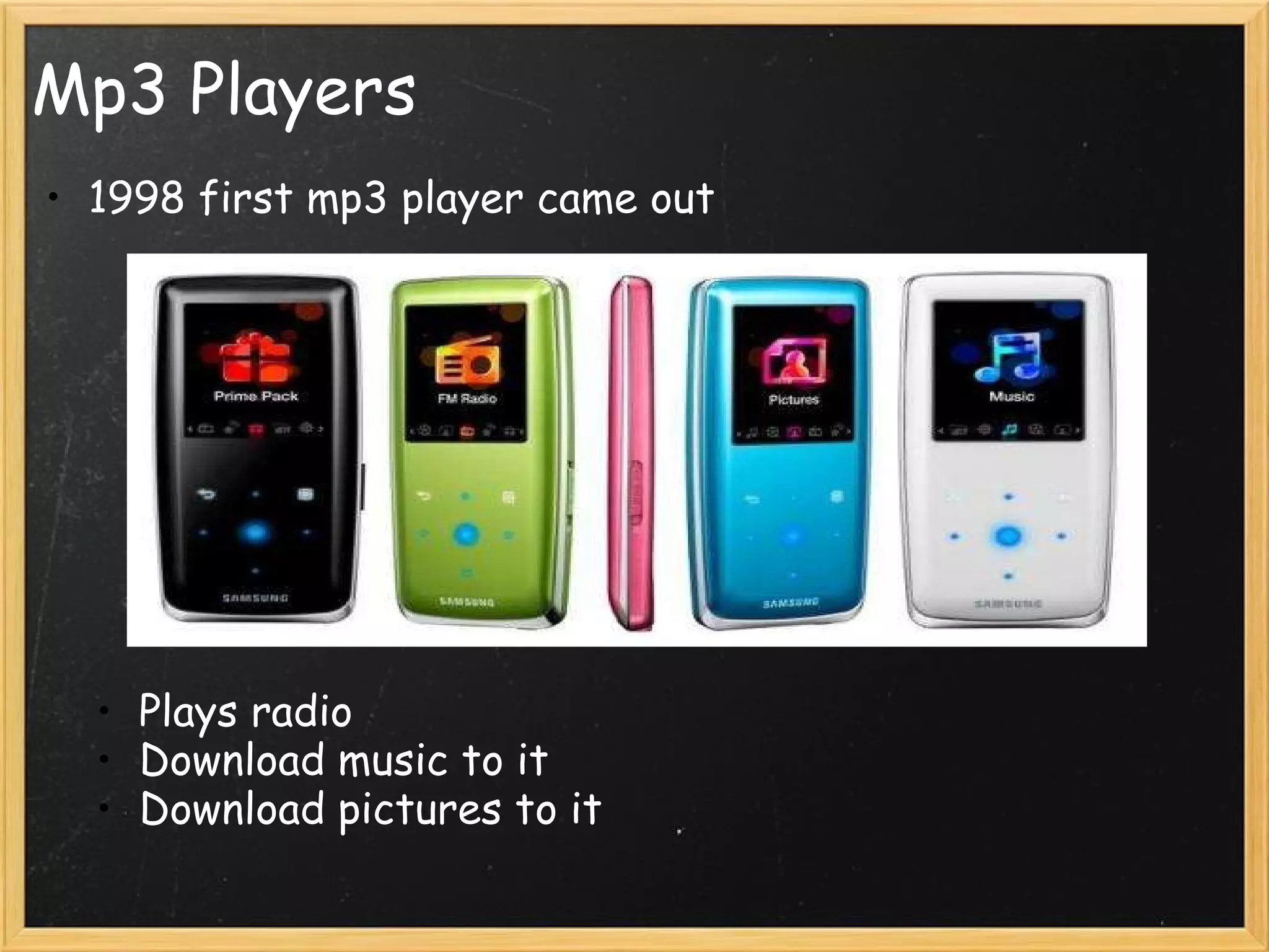 Evolution of music players Extra Credit | PPT