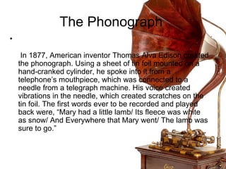 Evolution of music players | PPT