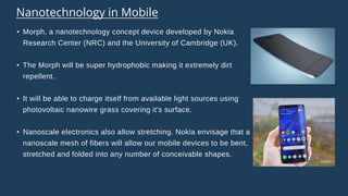 Evolution of nanotechnology in electronics (seminar report ...
