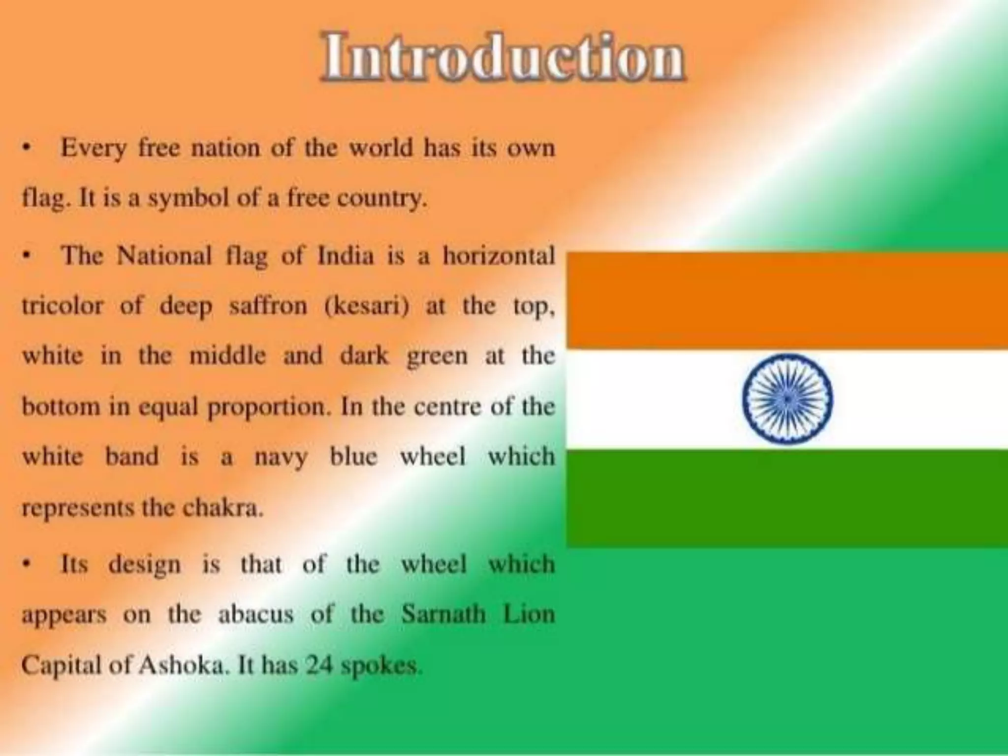 Evolution of Indian national flag | PPTX