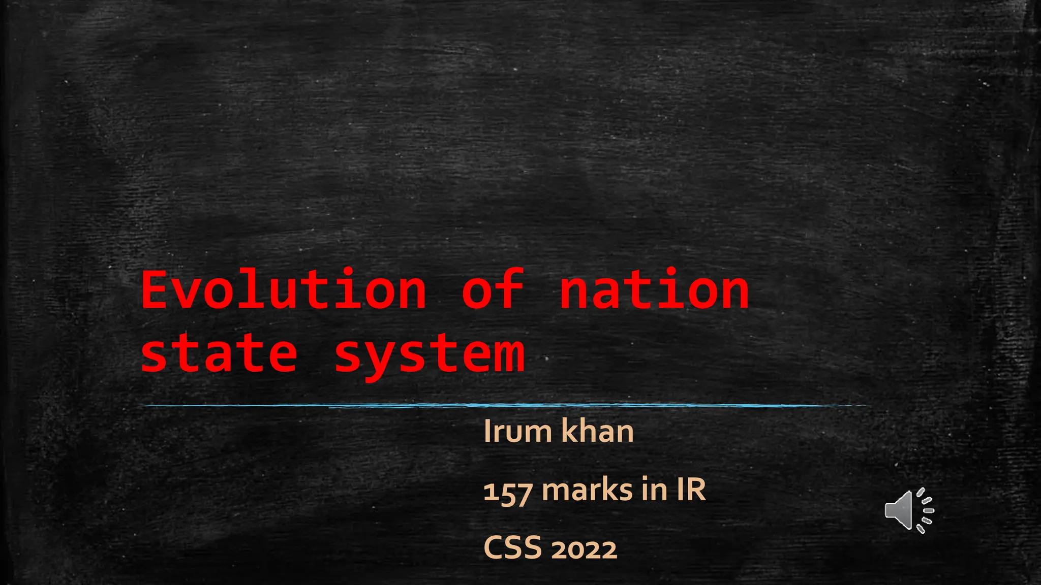 Evolution of nation sate system in iterantional raltions | PPT