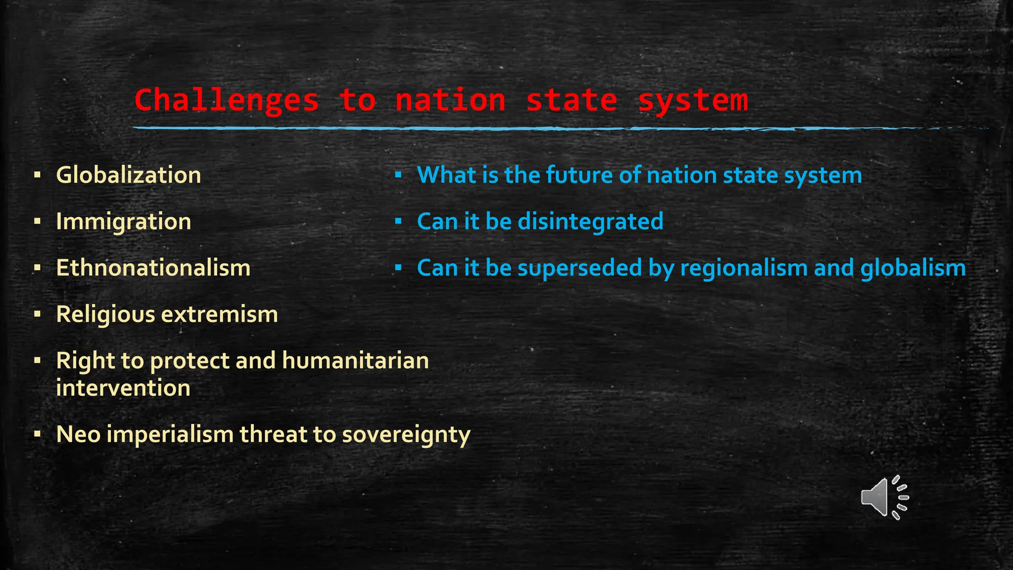 Evolution of nation sate system in iterantional raltions | PPT