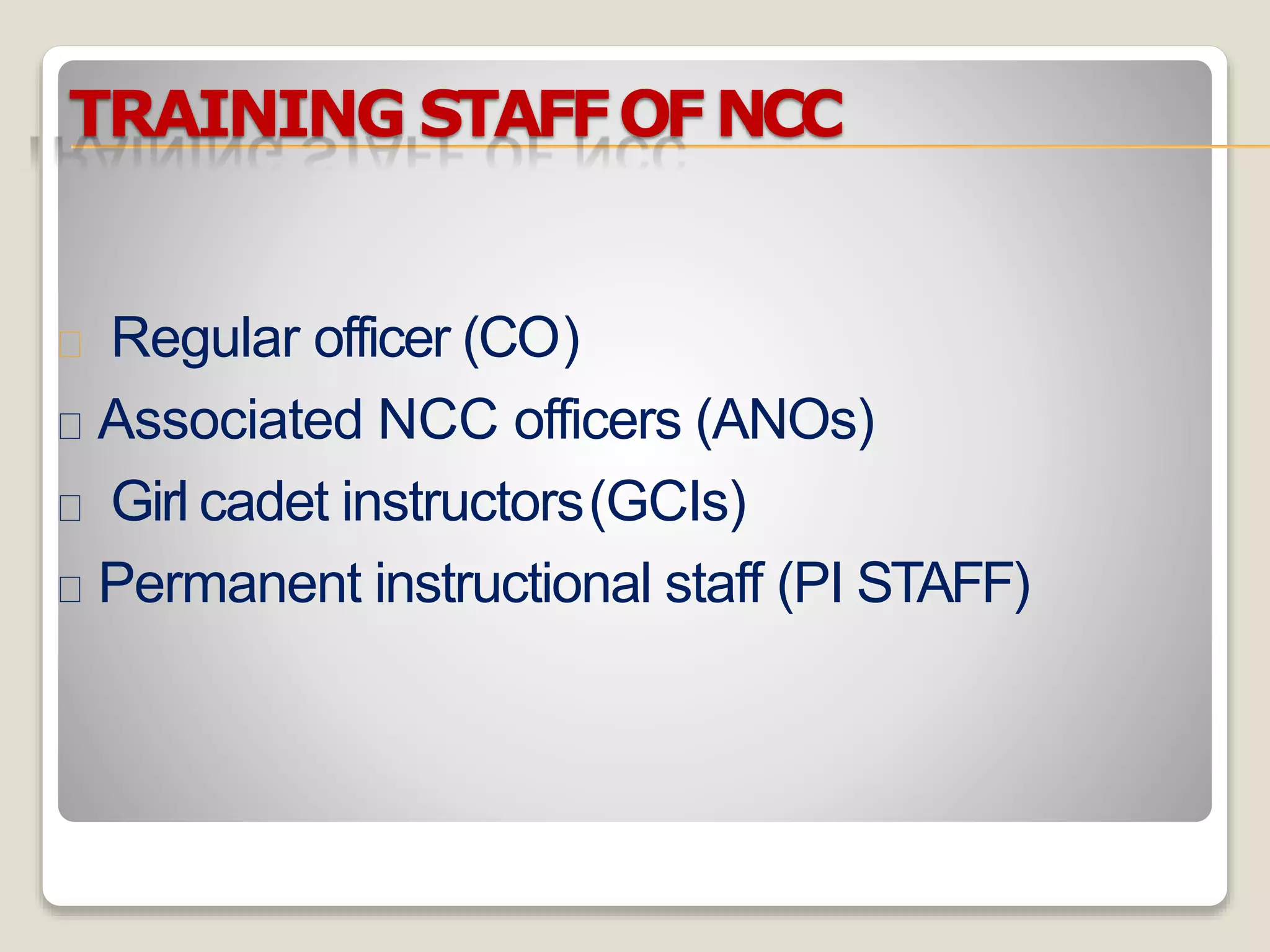 Evolution of ncc ppt nhb | PPTX