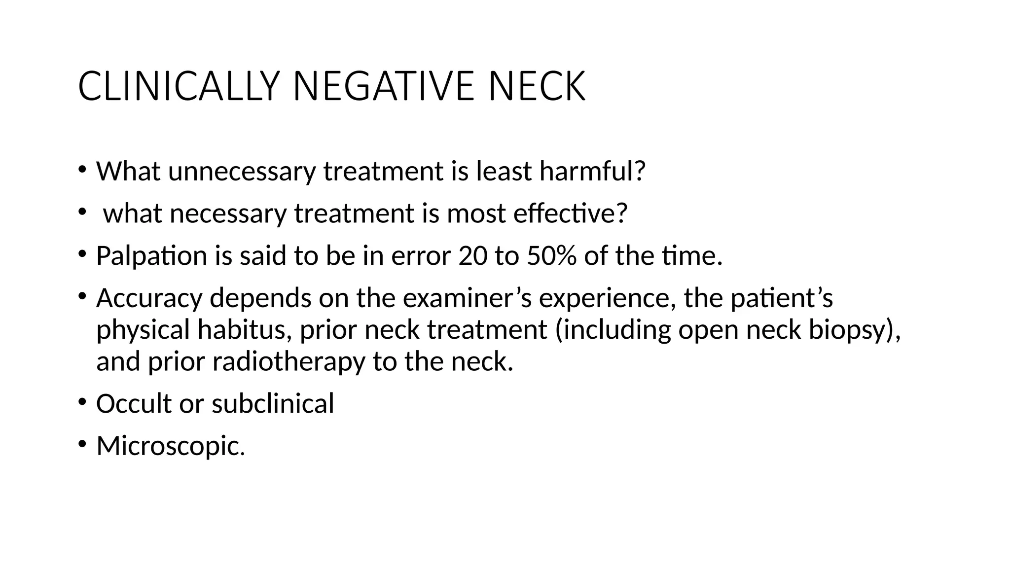 EVOLUTION OF NECK DISSECTION - Presentation | PPTX