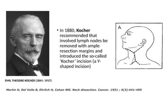 EVOLUTION OF NECK DISSECTION - Presentation | PPTX