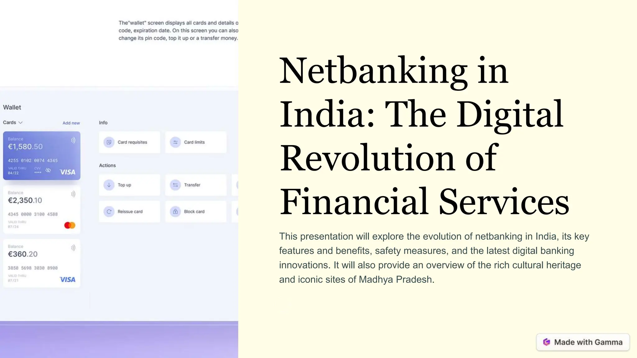 Evolution of Netbanking & Heritage of Madhya Pradesh.pptx