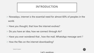 Evolution of network - computer networks | PPTX