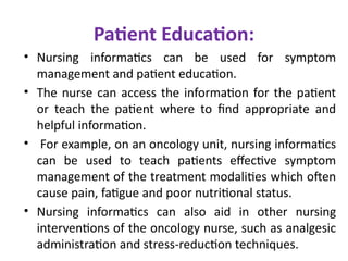 Evolution and Significance of Nursing Informatics in Healthcare | PPTX