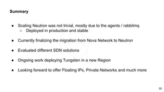 Evolution of Openstack Networking at CERN | PDF | Computer Networking | Computing