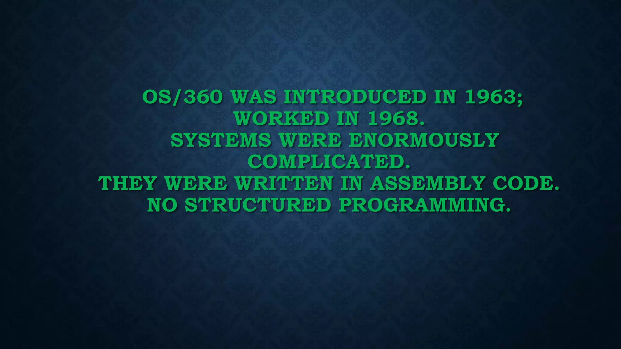 Evolution of operating system | PPTX