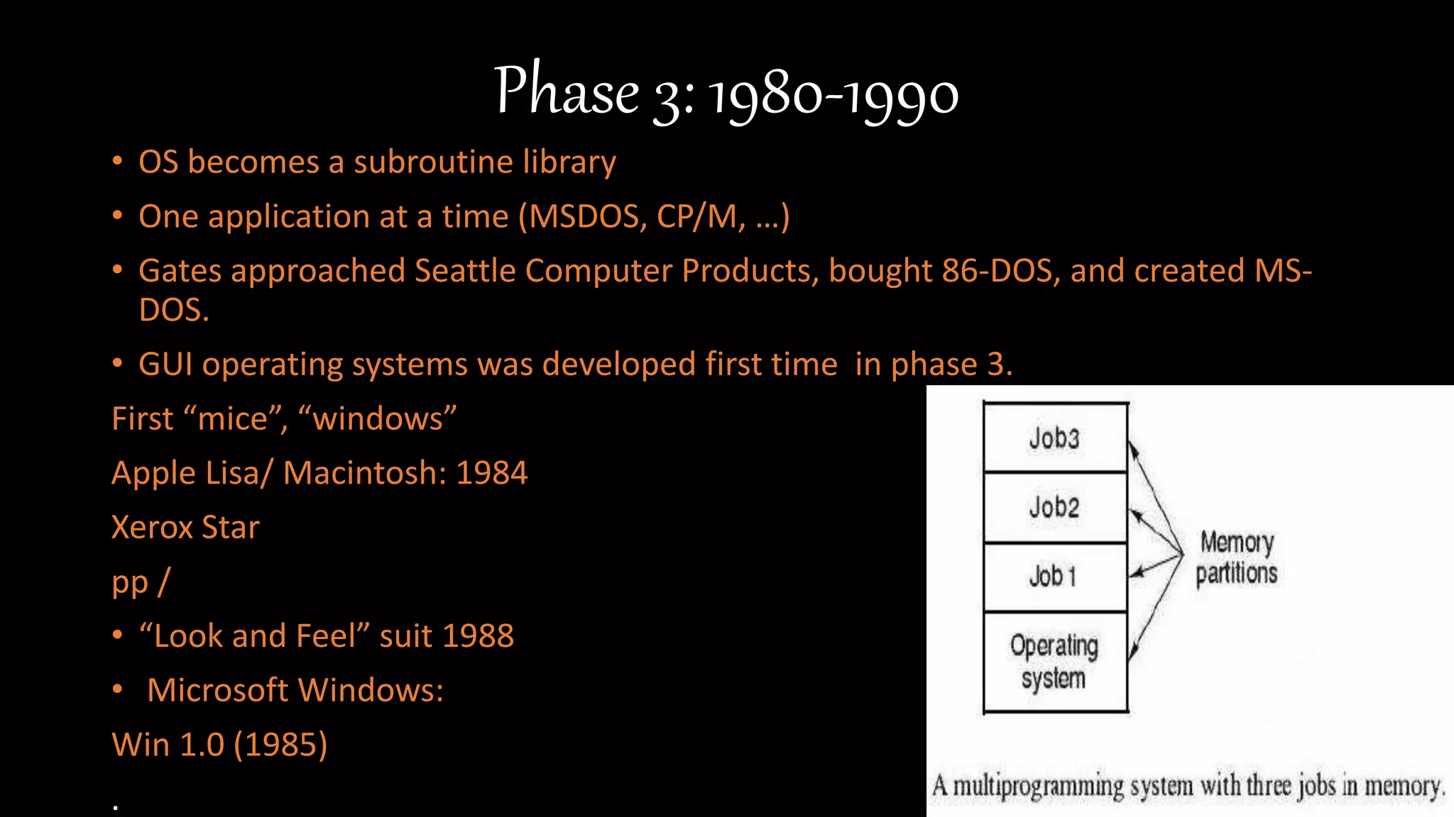 Evolution of operating system | PPTX