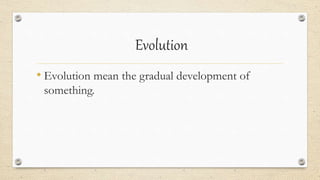 Evolution of operating system | PPTX