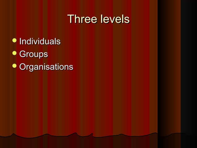 Evolution of organisation behaviour | PPT | Business Administration ...
