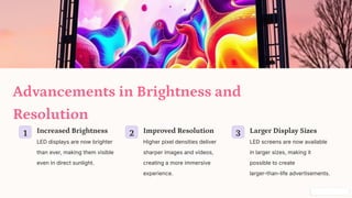 The evolution of outdoor led displays- Know more | PPT