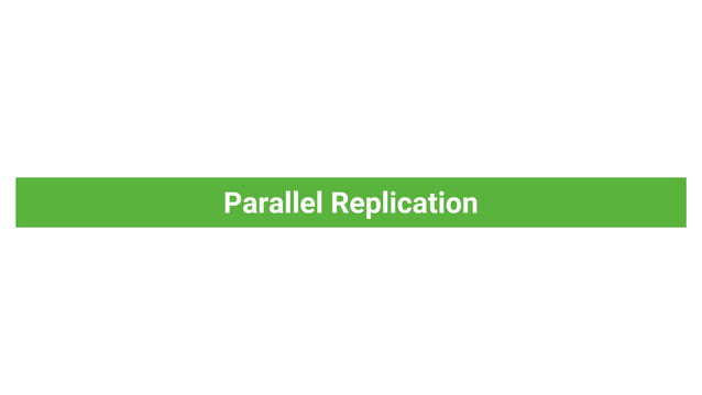 Evolution Of Mysql Parallel Replication Ppt