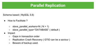 Evolution of MySQL Parallel Replication | PPT | Free Download
