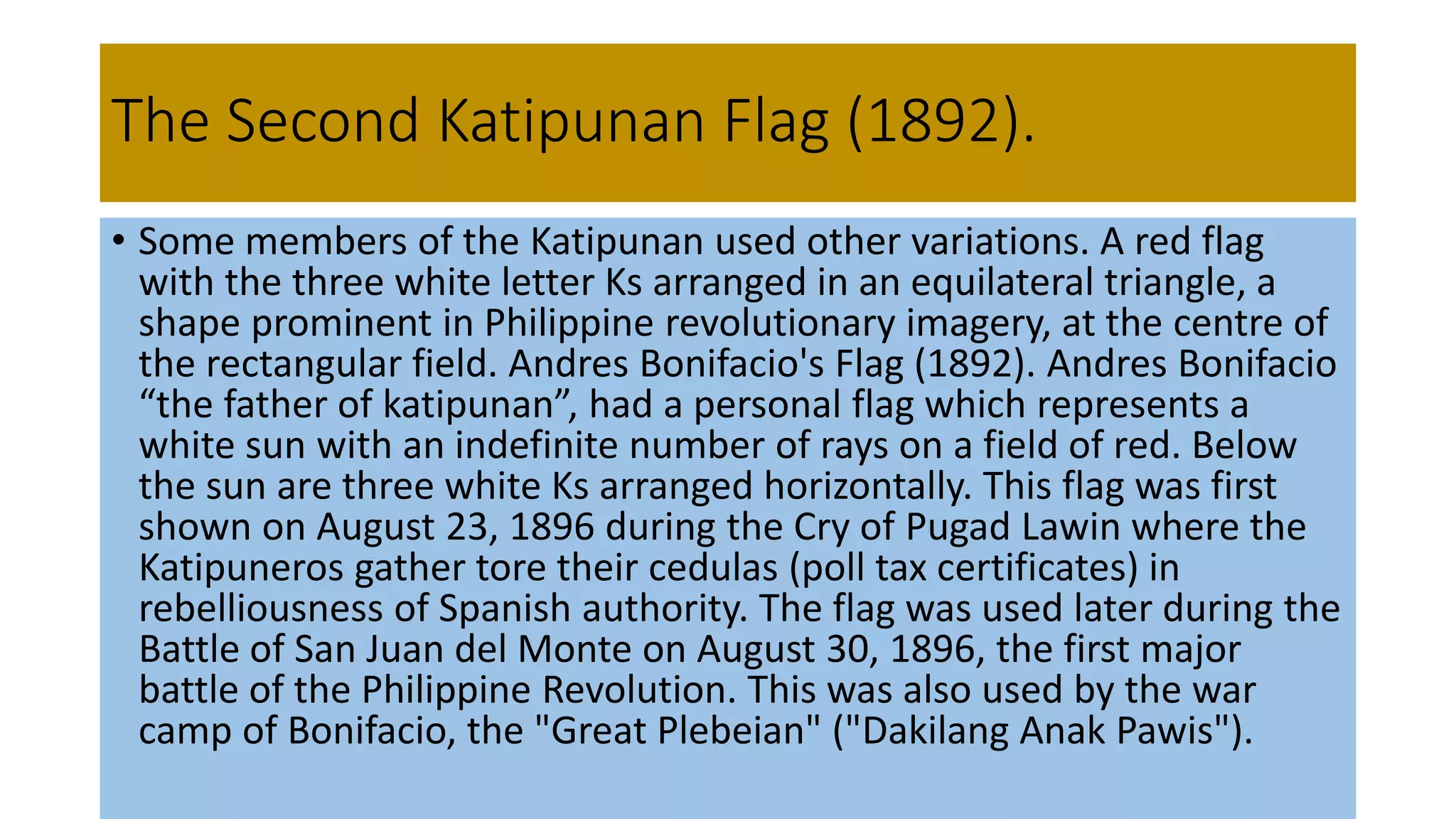 Evolution of Philippine flag | PPTX