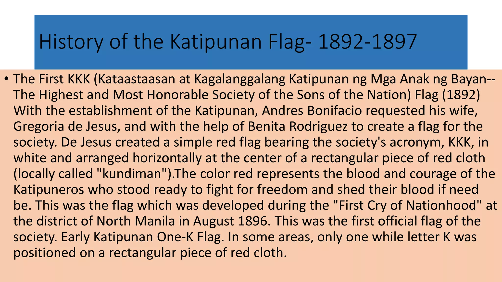 Evolution of Philippine flag | PPTX